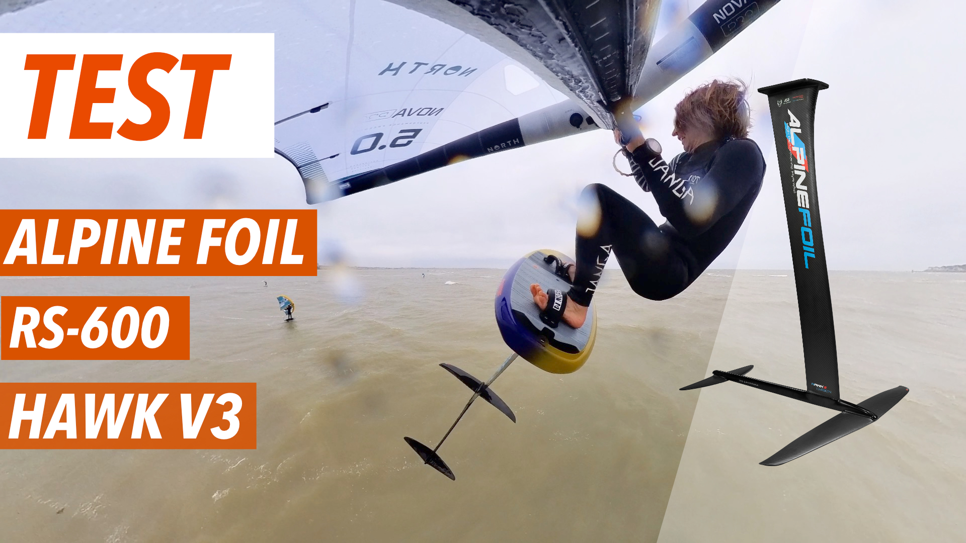 ALPINE FOIL RS-600 / STAB HA 165 / HAWK V3 - TEST